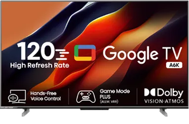 Google TV (Product code '50A6K') | Hisense India