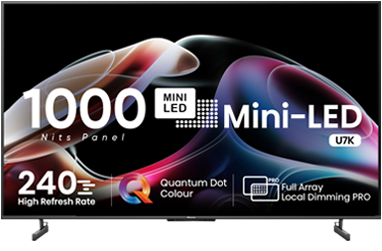 U7K (Product code '65U7K') | Hisense India