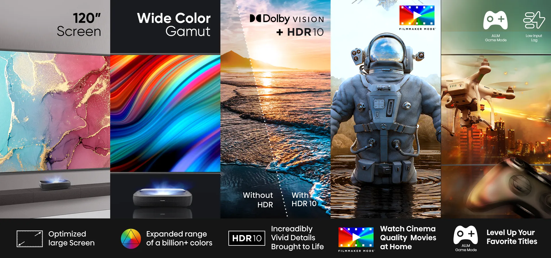 Laser TV (Product code '120L9HE') | Hisense India