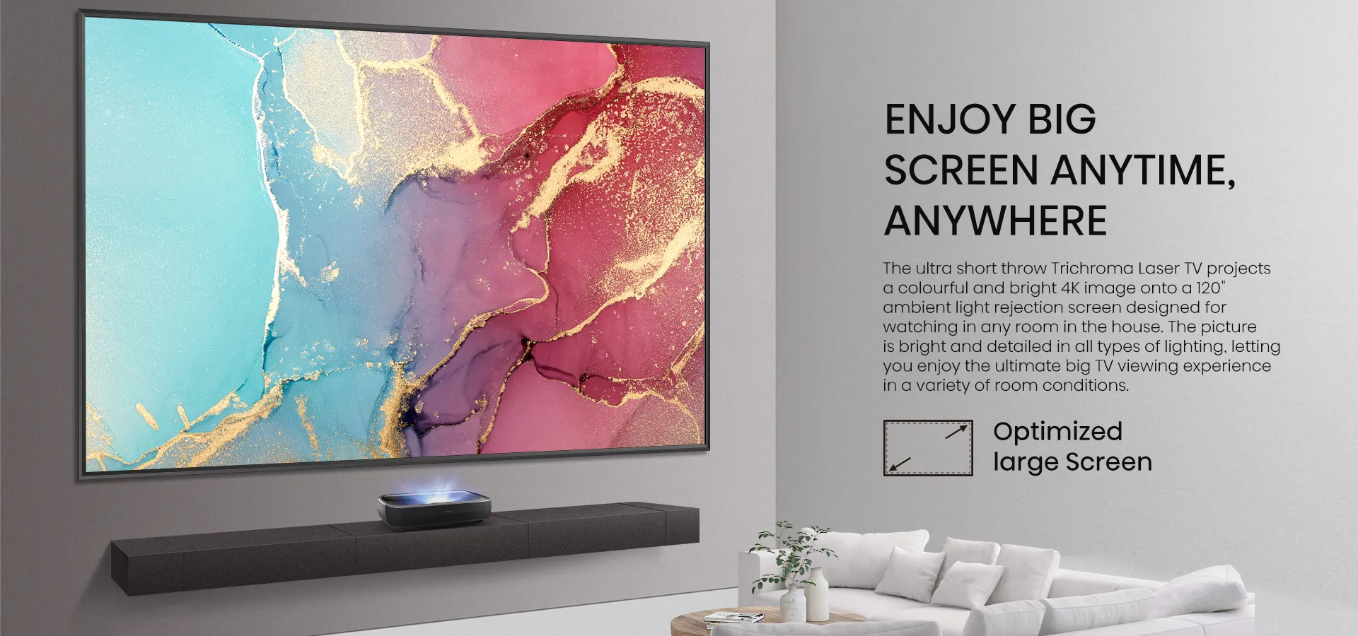 Laser TV (Product code '120L9HE') | Hisense India